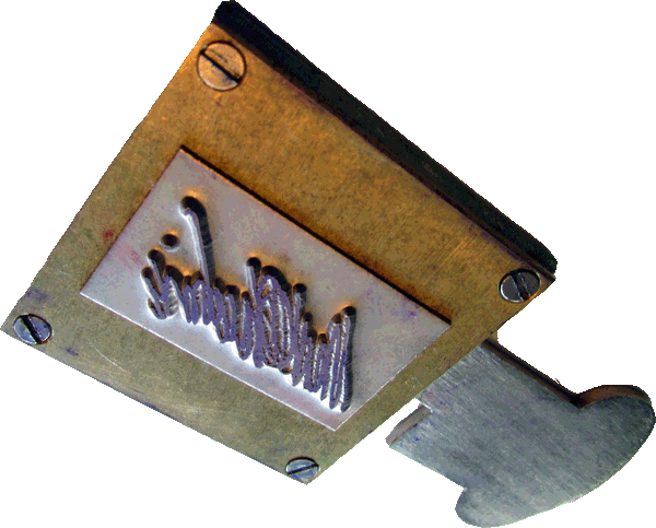 Widmer S3 Check Signer Signature Plate with plate holder - Single or D ...